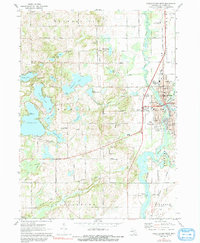 Hi-Res Interactive Map of Three Rivers West, St. Joseph County, MI in 1972 (1991 ed.) | Pastmaps